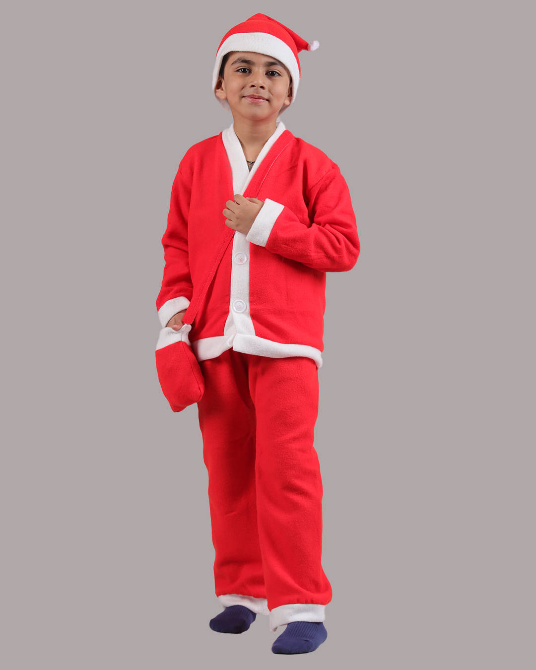 Buy Mad Over Print Mad Over Print's Santa Dress Kids 5-6 yrs 1 Piece ...