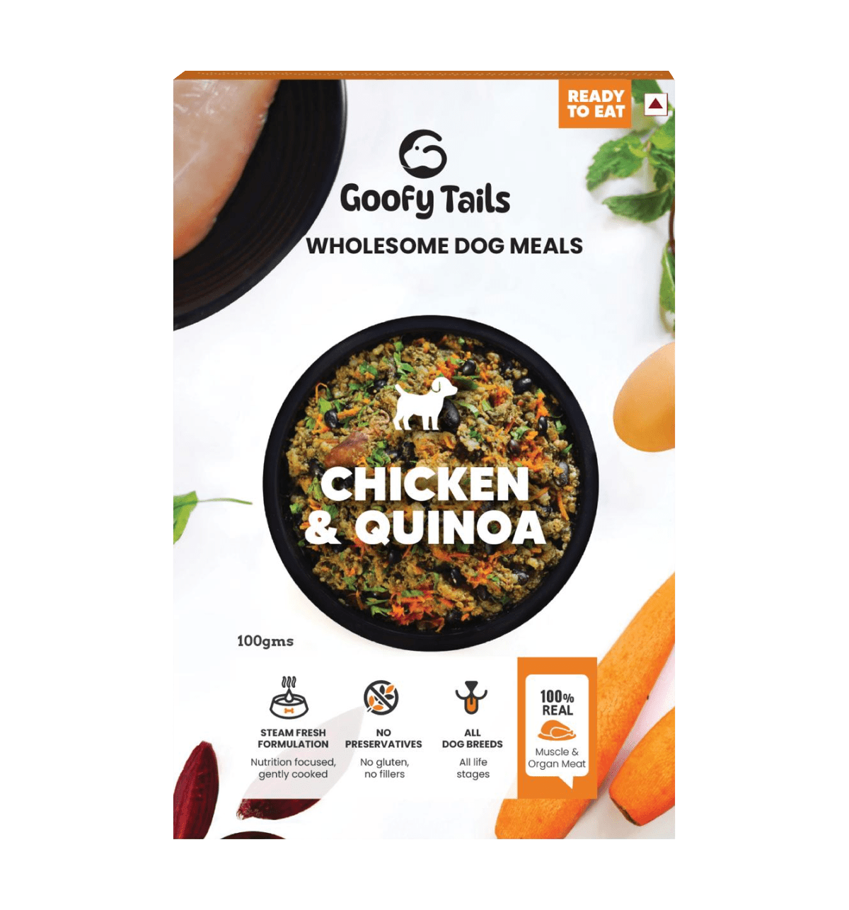 Buy Goofy Tails Goofy Tails Chicken & Quinoa Wet Dog Food-100gm 100 g Online At Rs. 115 ...