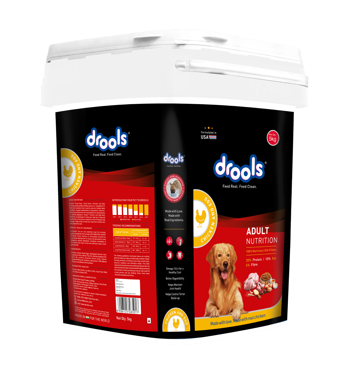 Buy Drools Drools Chicken and Egg Adult Dry Dog Food Inside Container ...