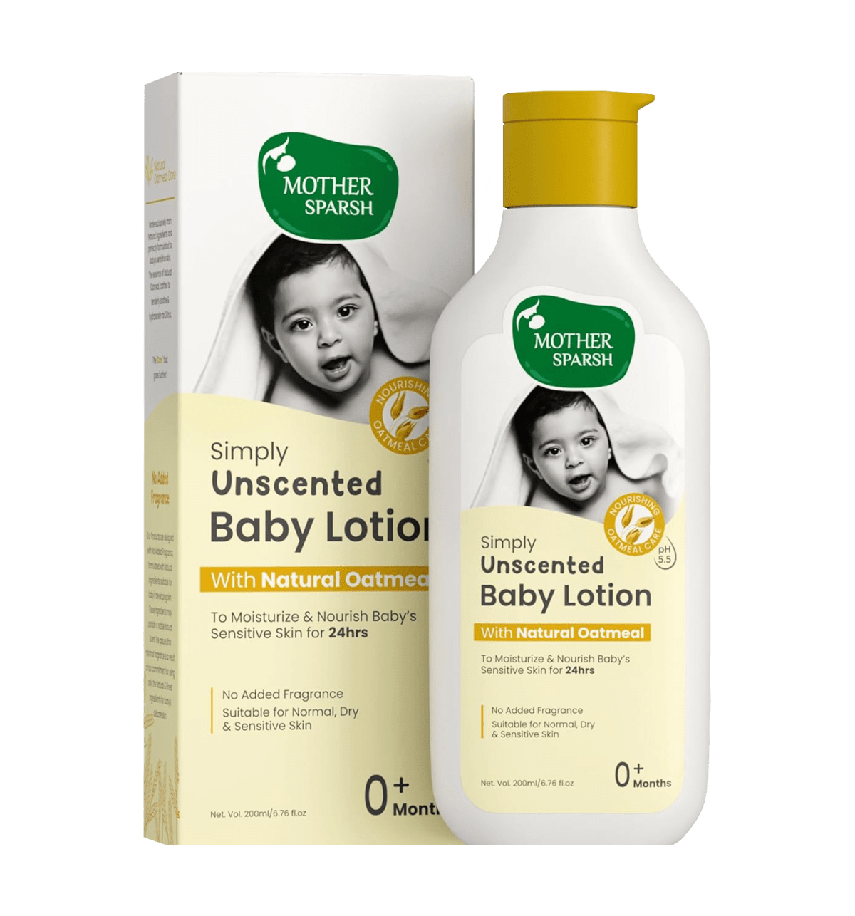 Buy Mother Sparsh Mother Sparsh Simply Unscented Baby Lotion with Natural Oatmeal- 200ml 200 ml ...