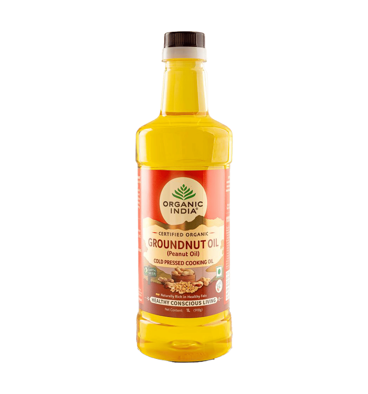 Buy Organic India Organic India Organic Groundnut Oil/Peanut Oil 1 L ...