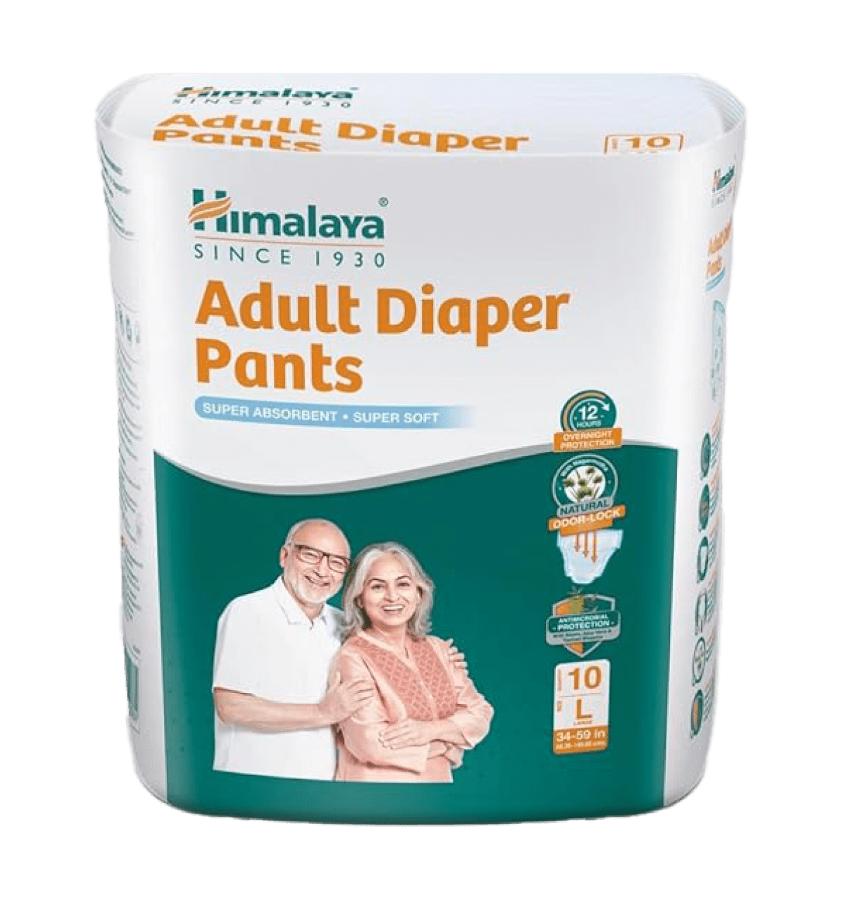 Buy Himalaya Himalaya Adult Diapers Pants (L) - With Natural Odor Lock ...