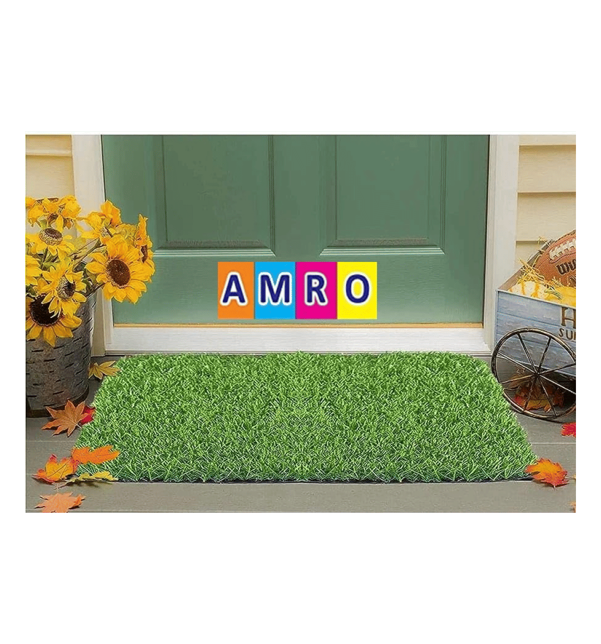 Buy Amro Amro Artificial Grass Floor Mat, Medium - Grass Green 1 Piece ...