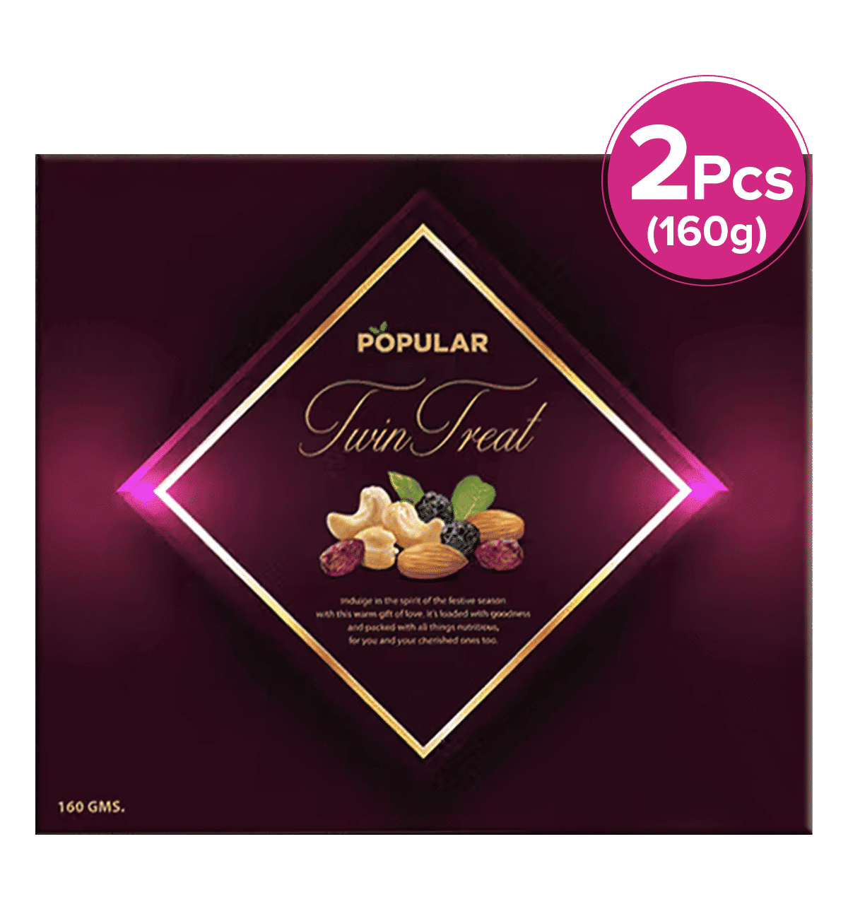 Buy Popular Essentials Popular Essentials Twin Treat Nuts & Berries Gift Box 2 pieces Online At ...
