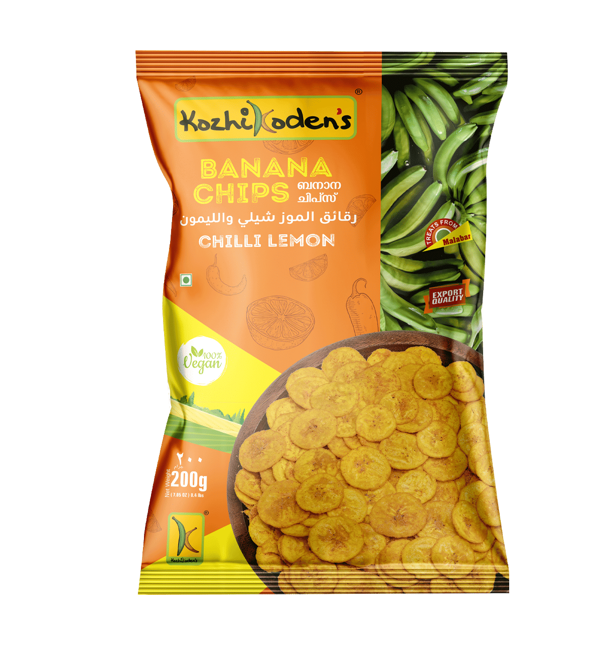 Buy KOZHIKODENS Banana Chilli Lemon Online (200 g) At Best Price