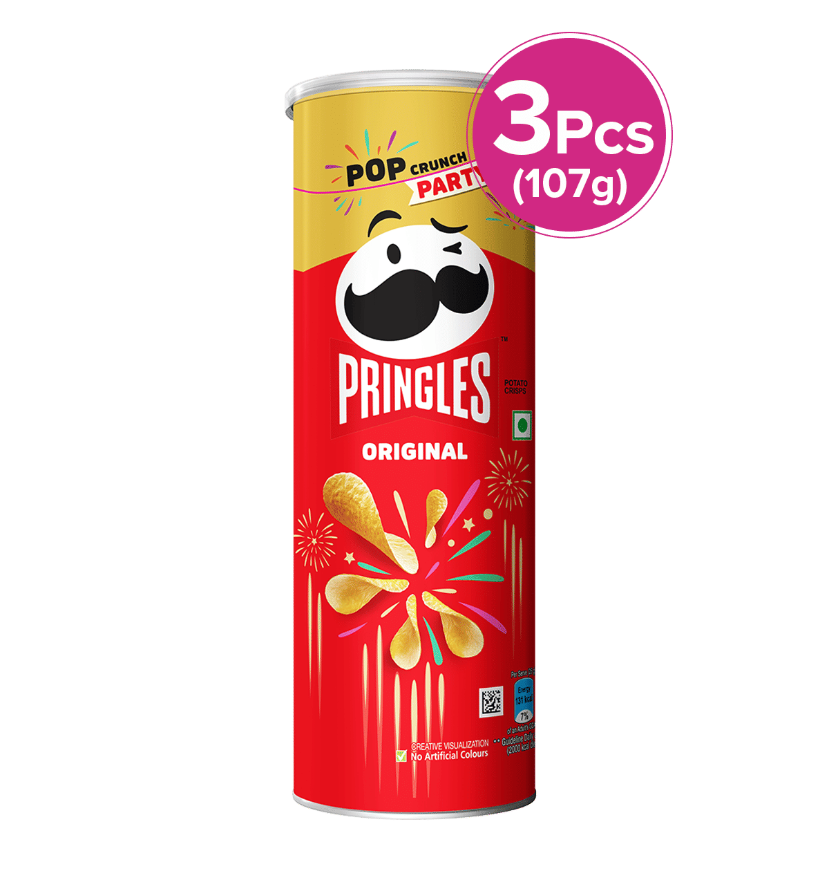 Buy Pringles Potato Chips Original Flavour Online (3 pieces) At Best Price
