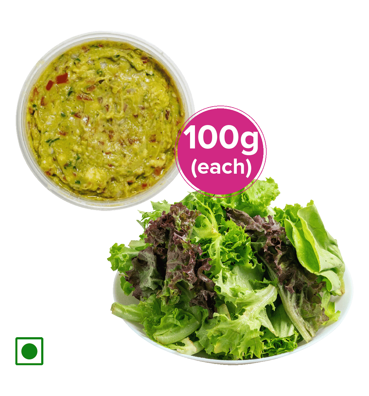 Buy Fresh Guac Salad undefined Online At Rs. undefined | Instant Delivery