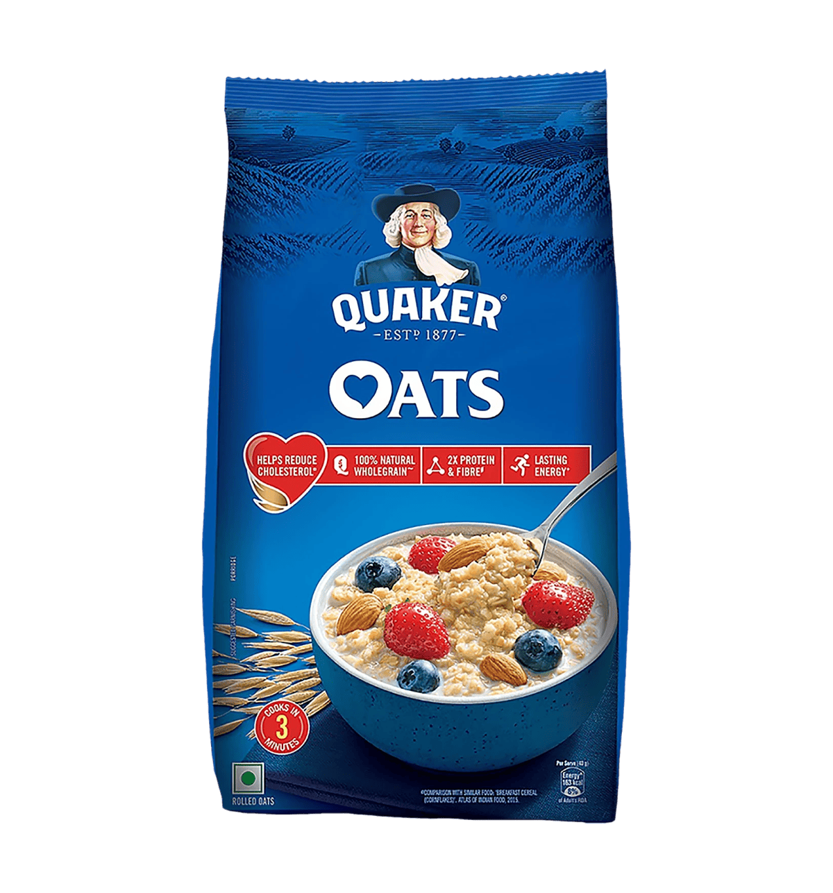 Buy Quaker Quaker Oats, Rolled Oats Natural Whole grain Nutritious ...