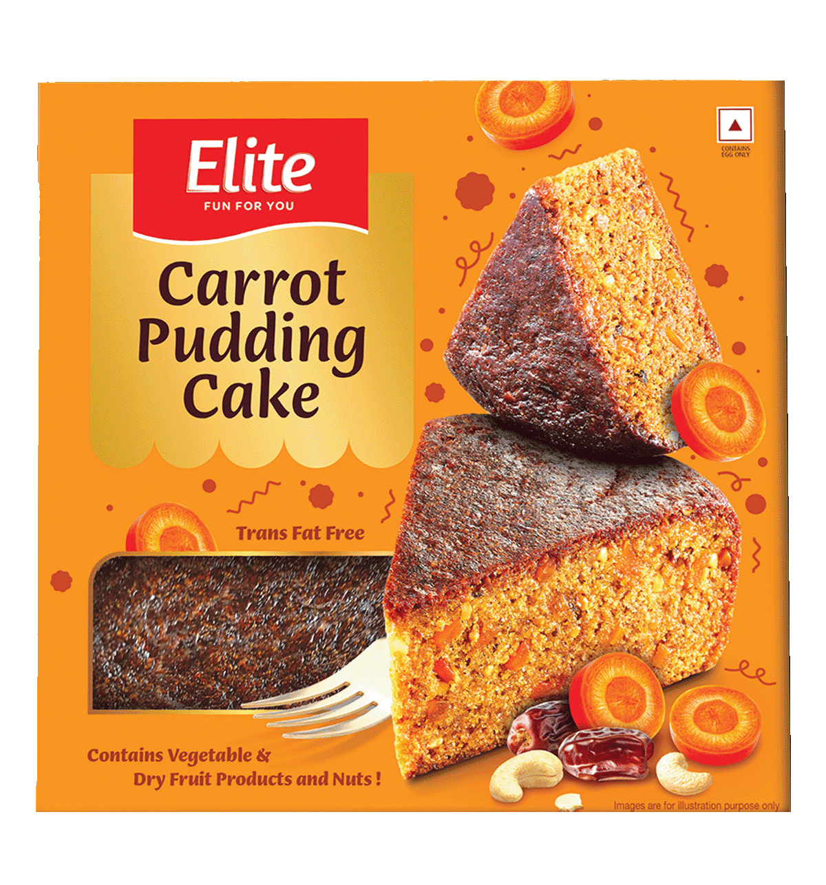Buy Elite Elite Carrot Pudding CakePack of 2 500 g Online At Rs. 260 | Instant Delivery