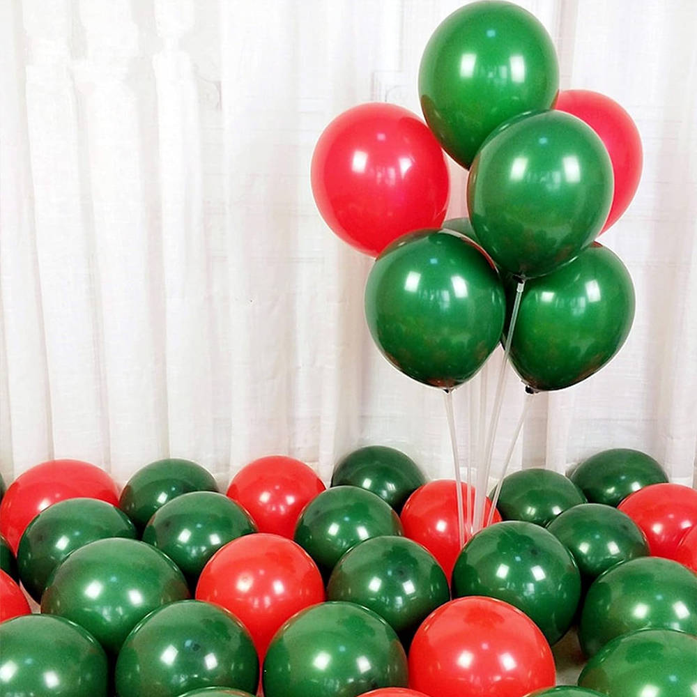 Buy Party Propz 50 Pieces Balloons (Christmas, Red and Green) Online (1 ...
