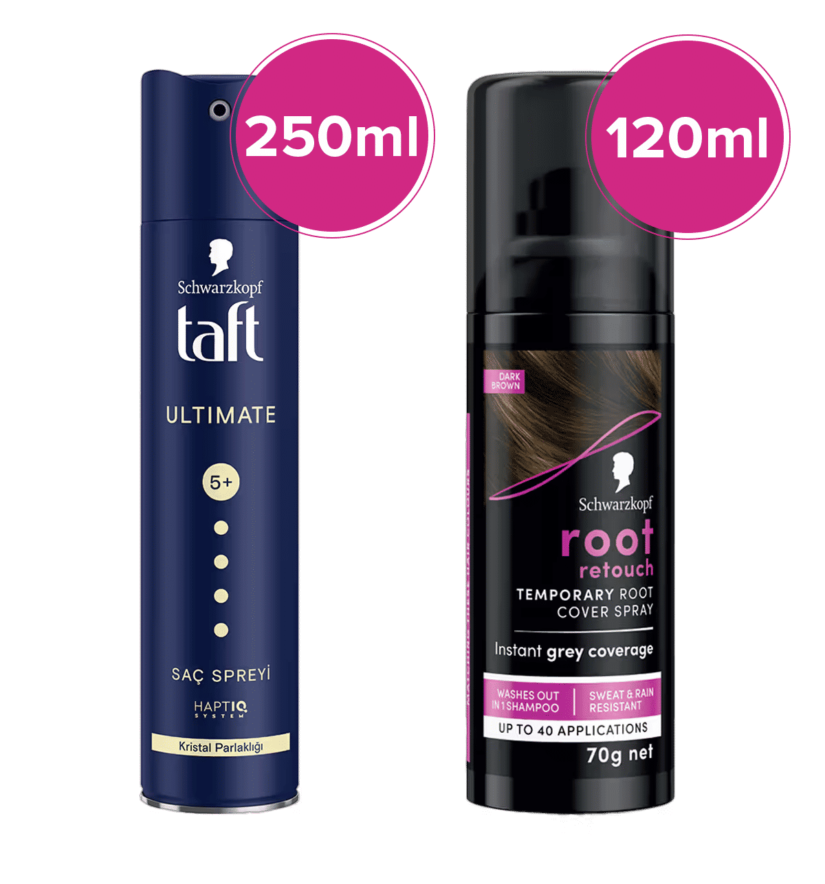Buy Schwarzkopf Taft Ultimate Hairspray and Root Retouch Temporary Root ...