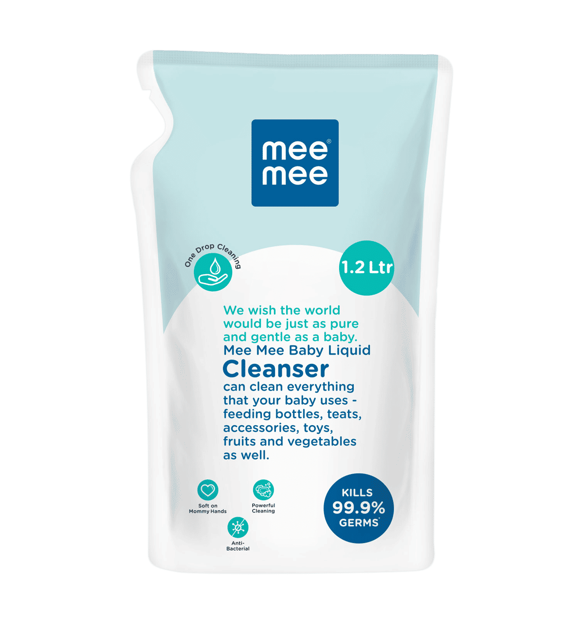 Buy Mee Mee Mee Mee Anti-Bacterial Baby Liquid Cleanser Refill Pack 1.2 ...