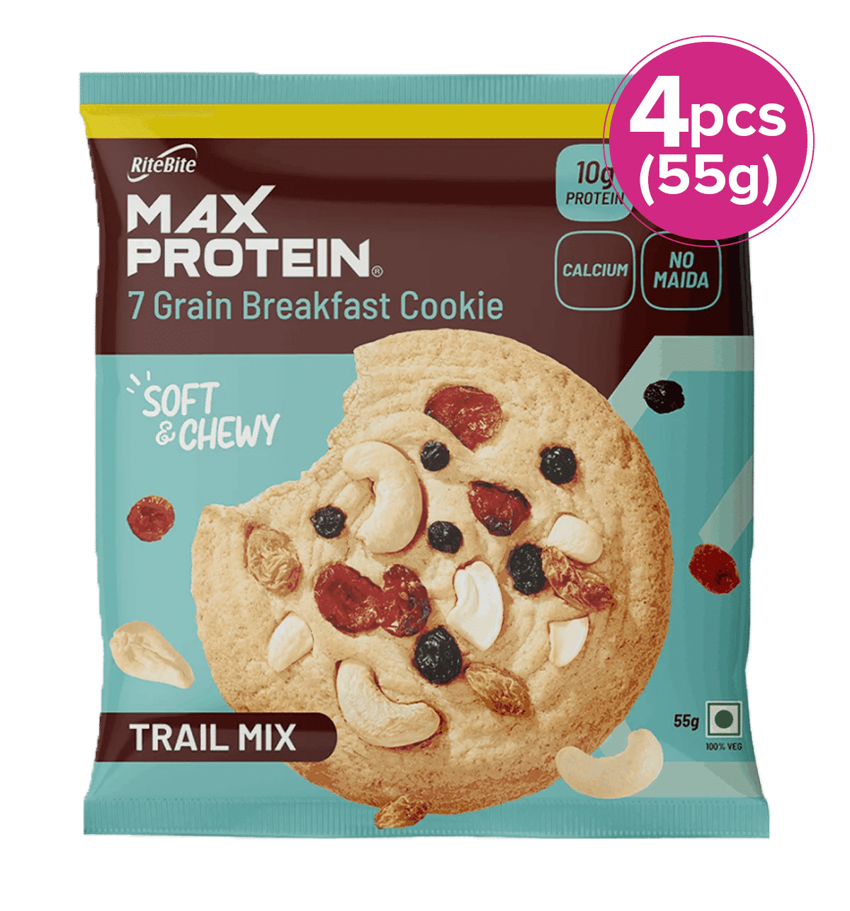 Buy Ritebite Max Protein Ritebite Max Protein Cookies Trail Mix ...