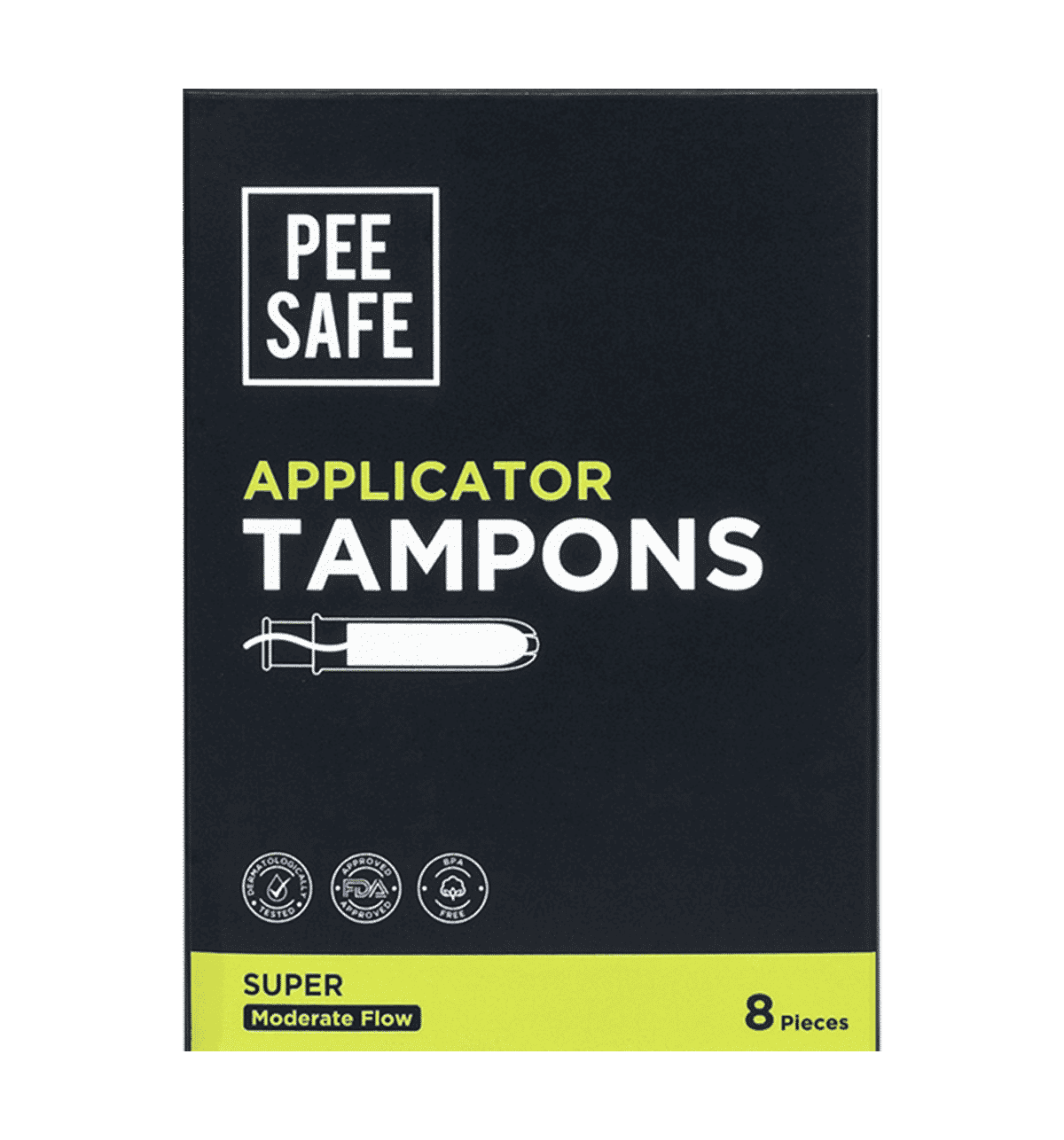 Buy Pee Safe Pee Safe Applicator Tampons ( Super ) For Moderate Flow 8 ...