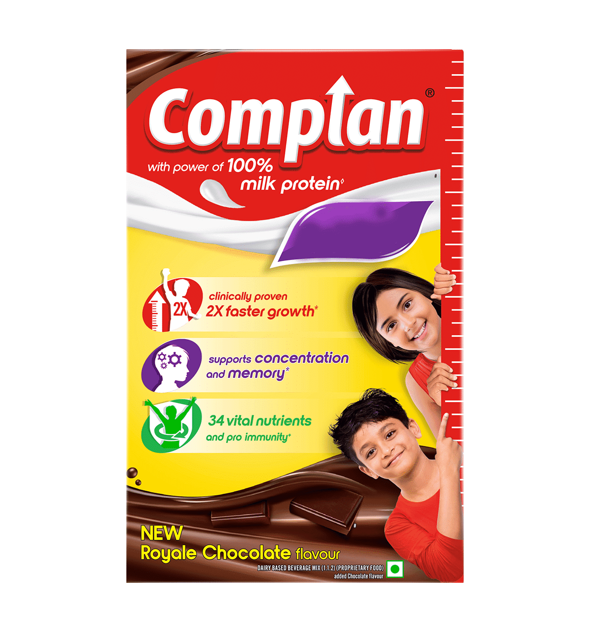 Buy Complan Complan Drink Mix Royale Chocolate Carton 750 g Online At ...