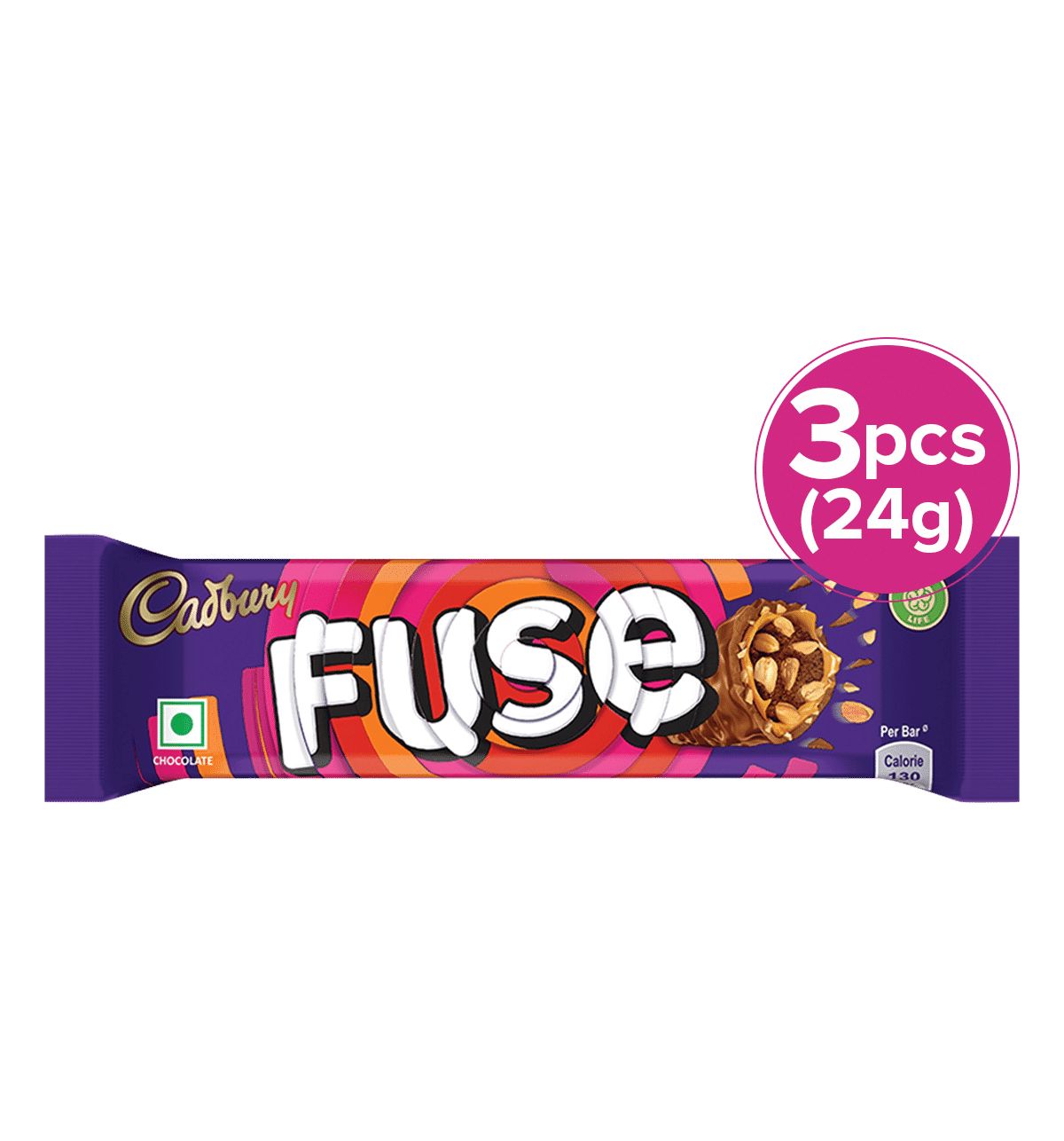 Buy Cadbury Cadbury Fuse Chocolate Bar 3 pieces Online At Rs. 60 ...