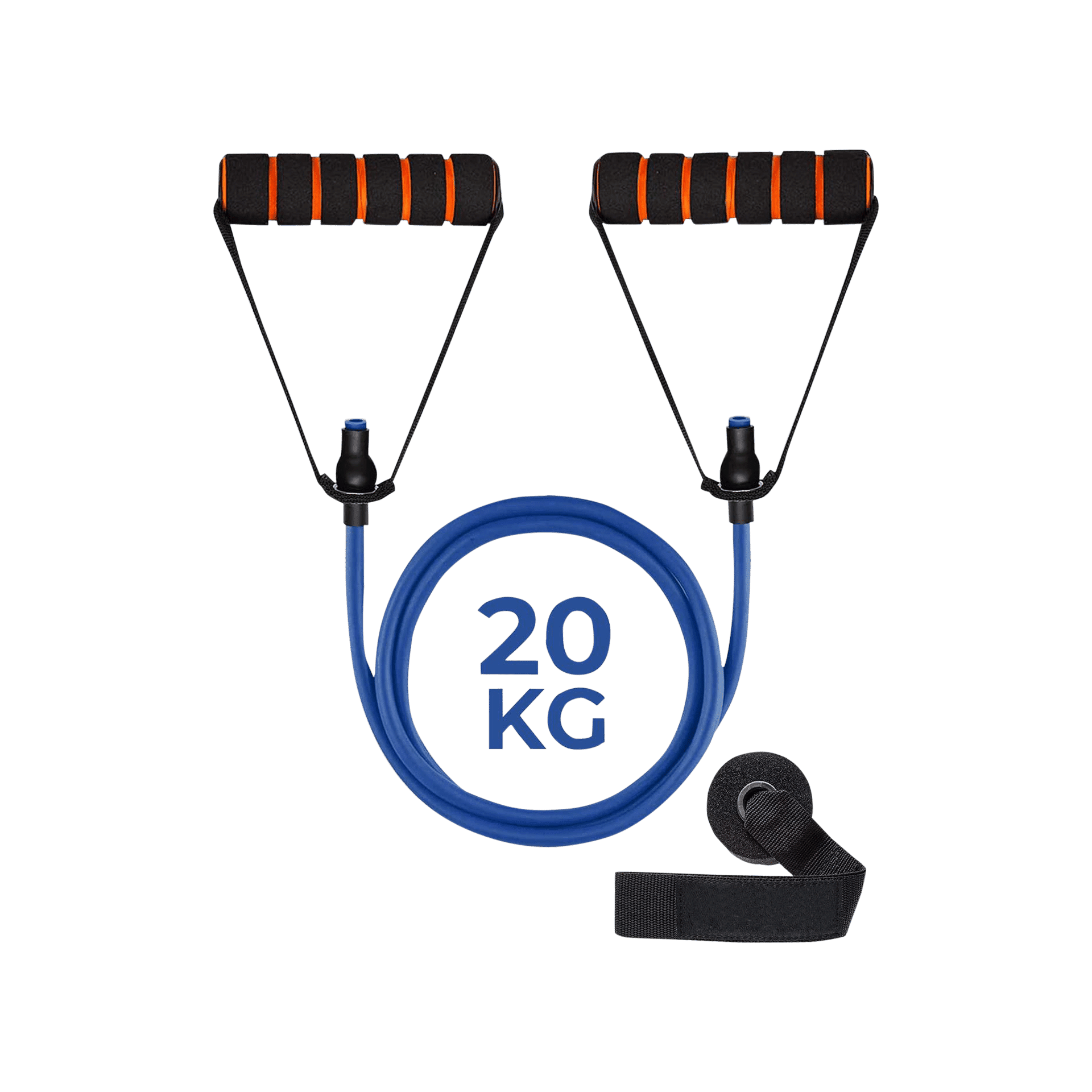 Buy Boldfit Resistance Tube Foam Handles Door Anchor Exercise ...