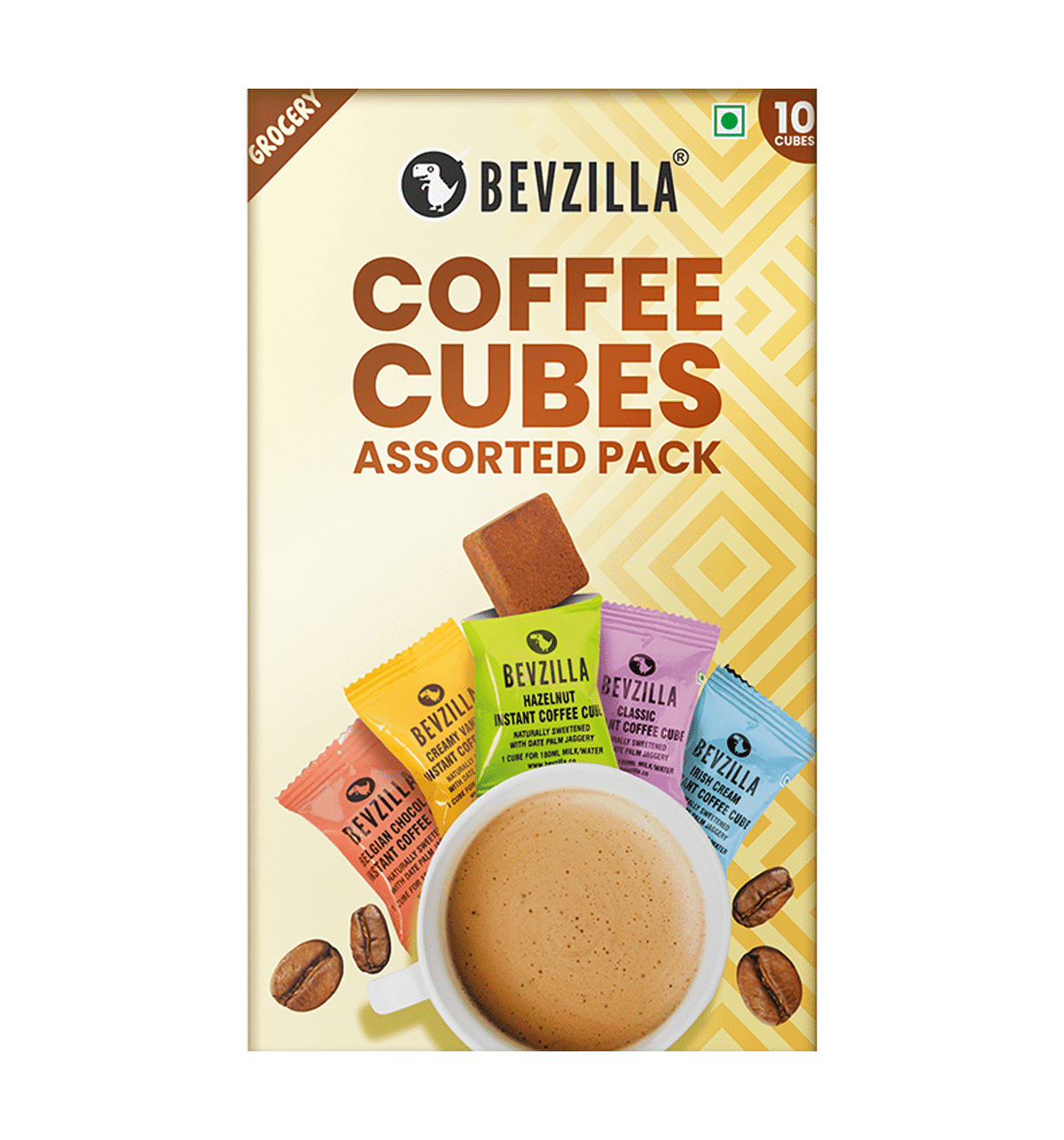 Buy Bevzilla Bevzilla Instant Coffee Cubes - Assorted Flavours 10 ...