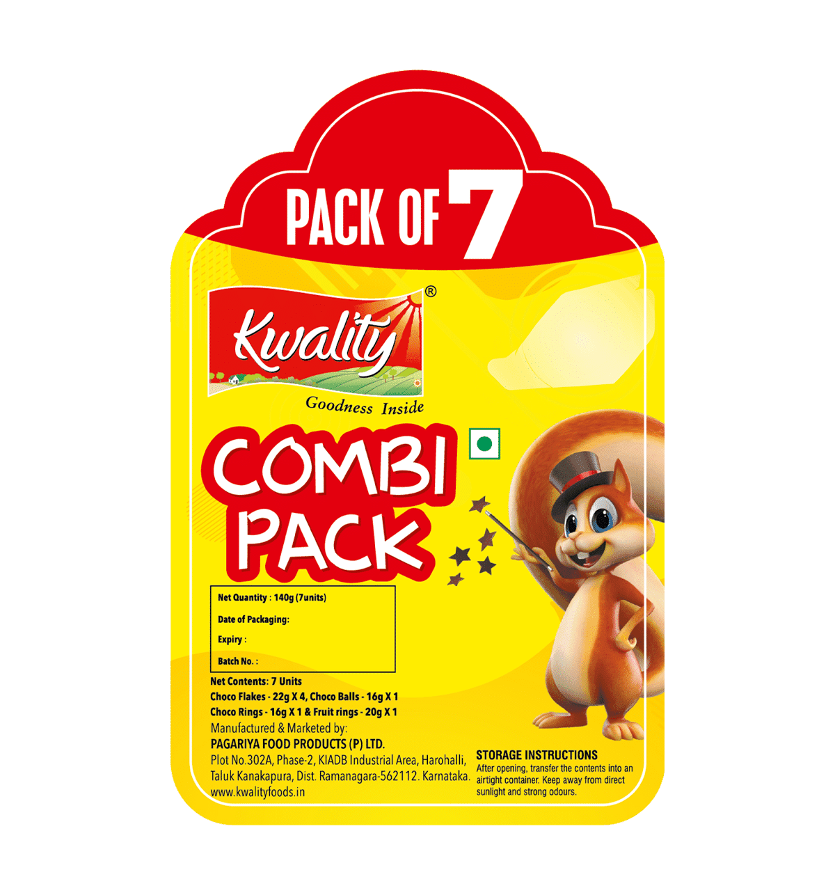 Buy Kwality Kwality Breakfast cereal Combi Pack 140 g Online At Rs. 70 ...