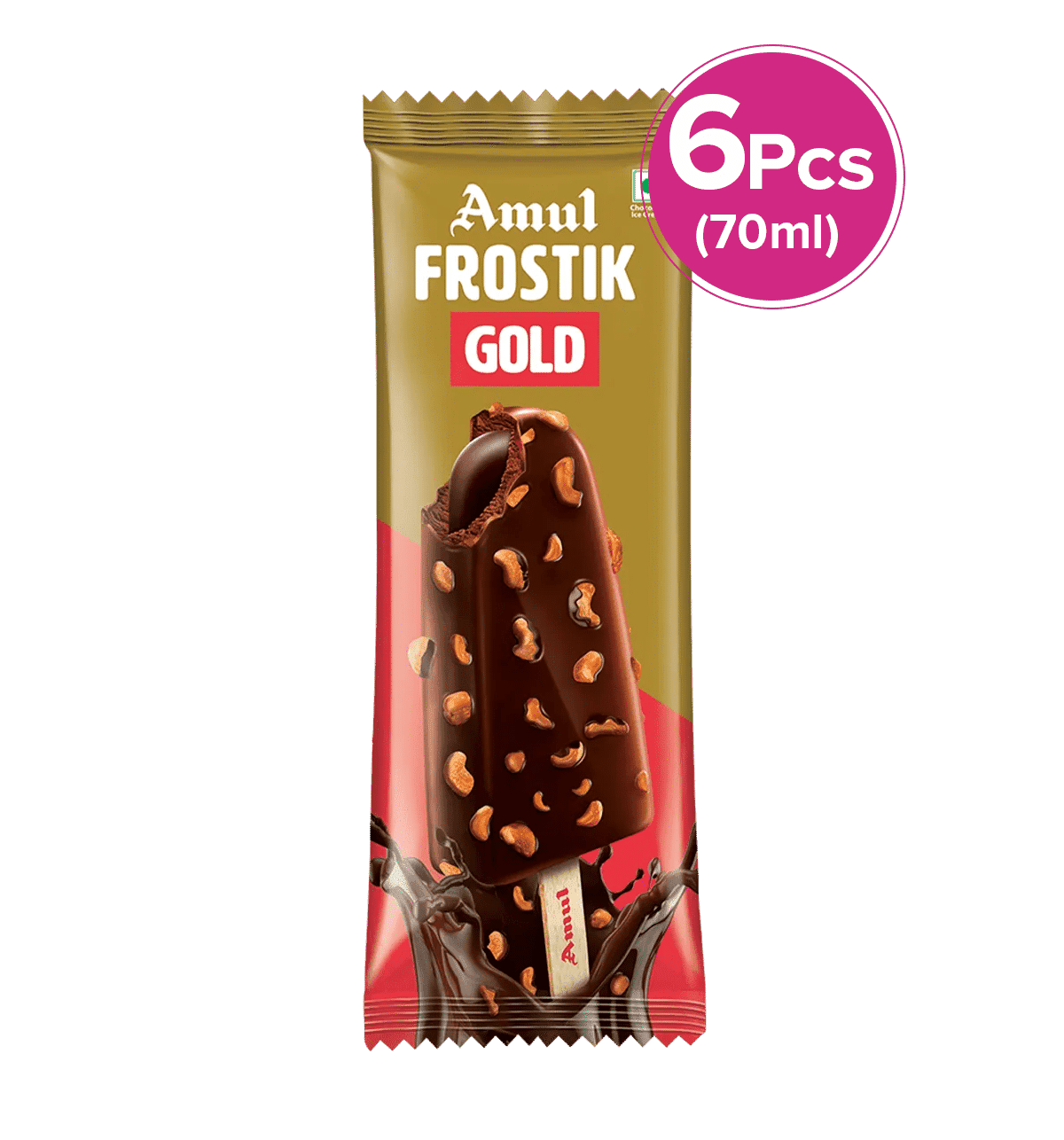 Buy Amul Gold Frostik Ice Cream Stick Online (6 pieces) At Best Price