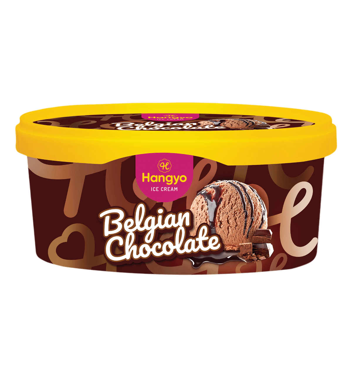 Buy HANGYO HANGYO Belgian Chocolate Tub 1 L Online At Rs. 350 | Instant Delivery