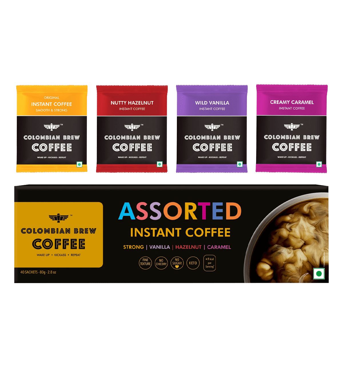 Buy Colombian Brew Coffee Colombian Brew Coffee Assorted Instant Coffee ...