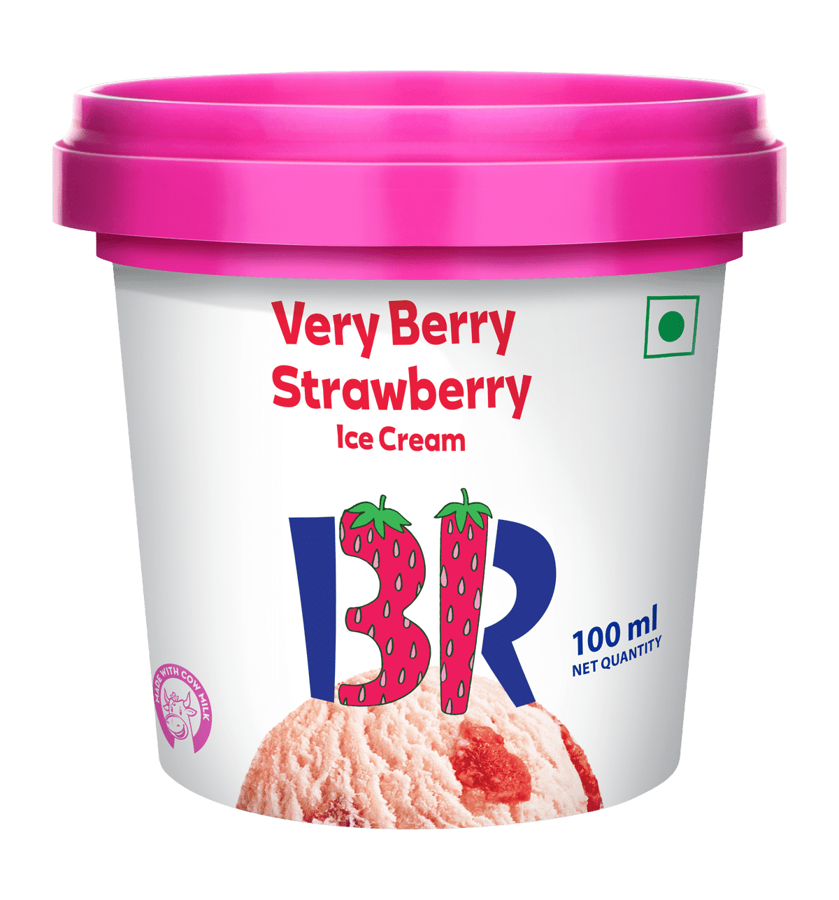 Buy Baskin Robbins Baskin Robbins Very Berry Strawberry Ice Cream Cup ...