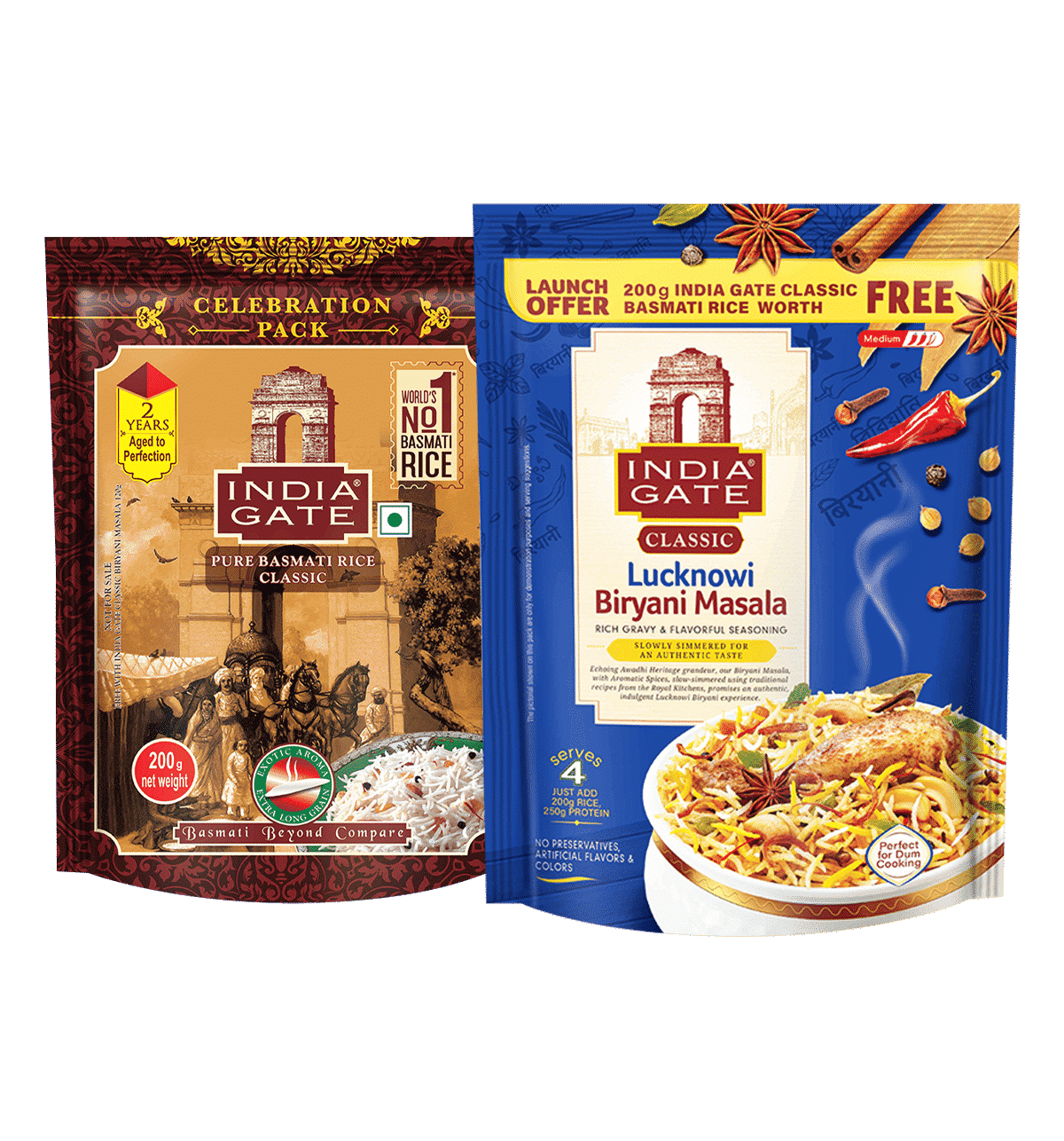Buy India Gate India Gate Classic Lucknowi Biryani Masala 120 g Online ...