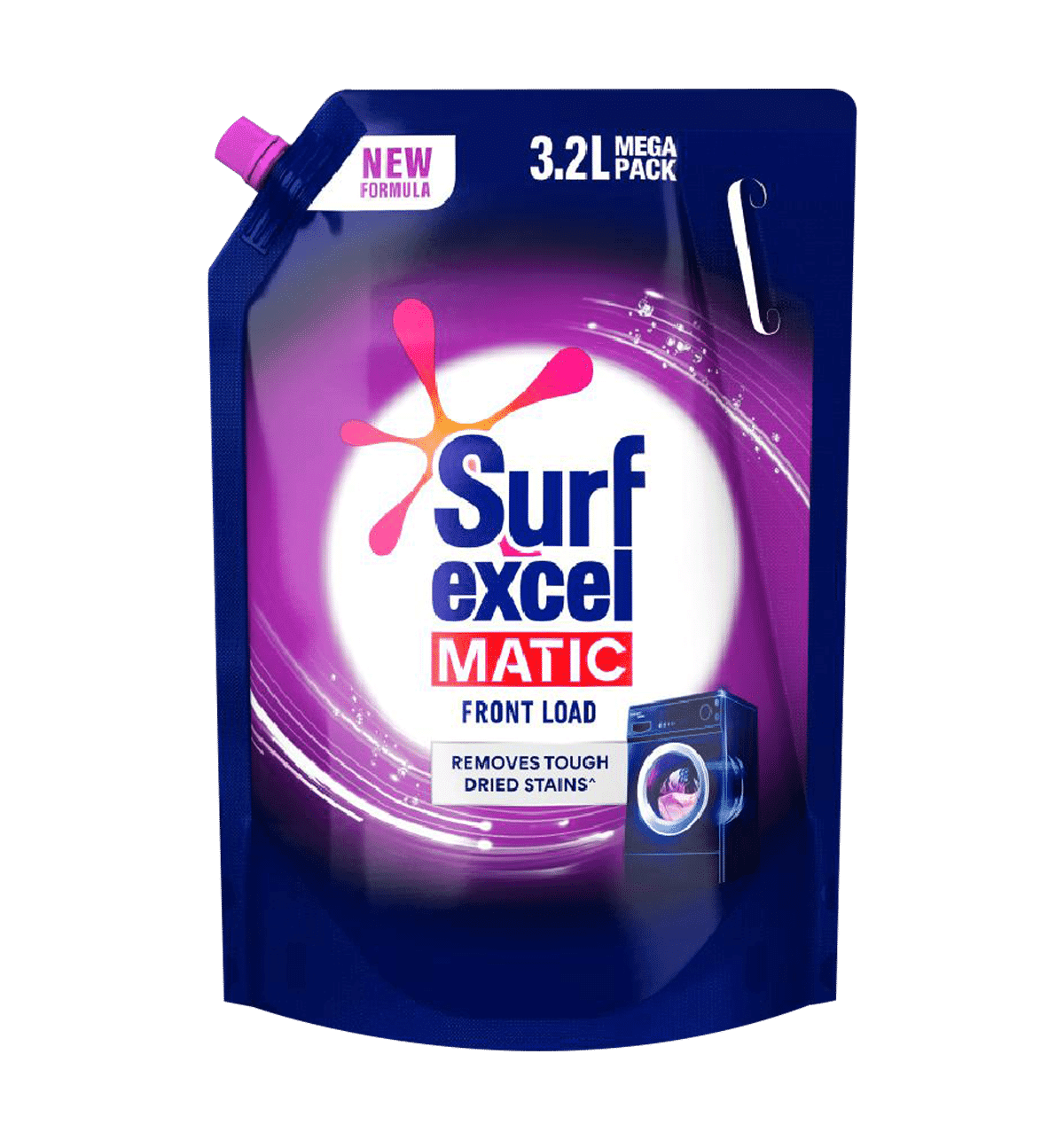 Buy Surf Excel Surf Excel Matic Liquid Detergent Front Load Pouch 3.2 L ...