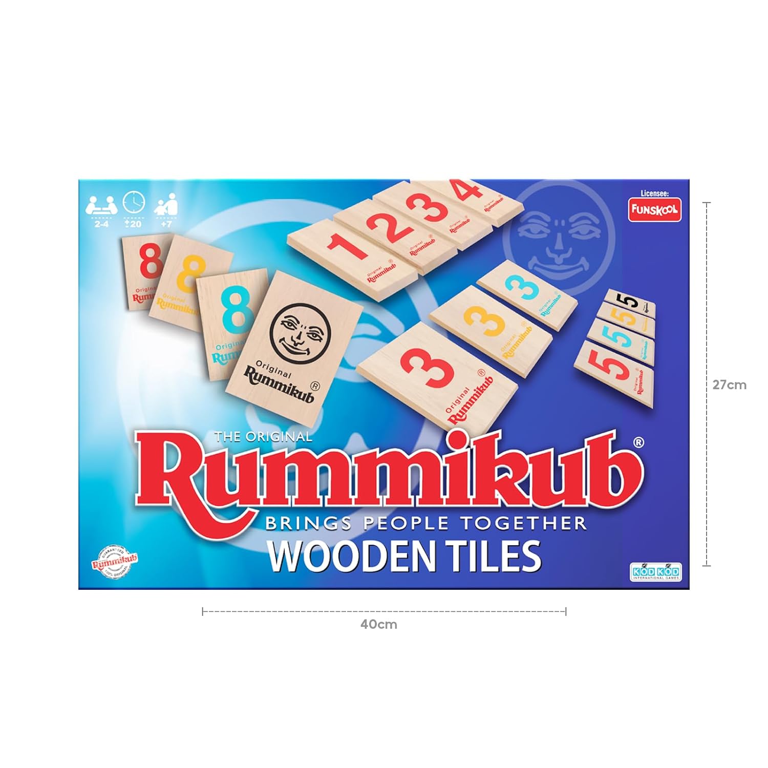 Buy Rummikub Rummikub Rummikub Wooden Tiles, 2-4 Players 1 pack Online ...