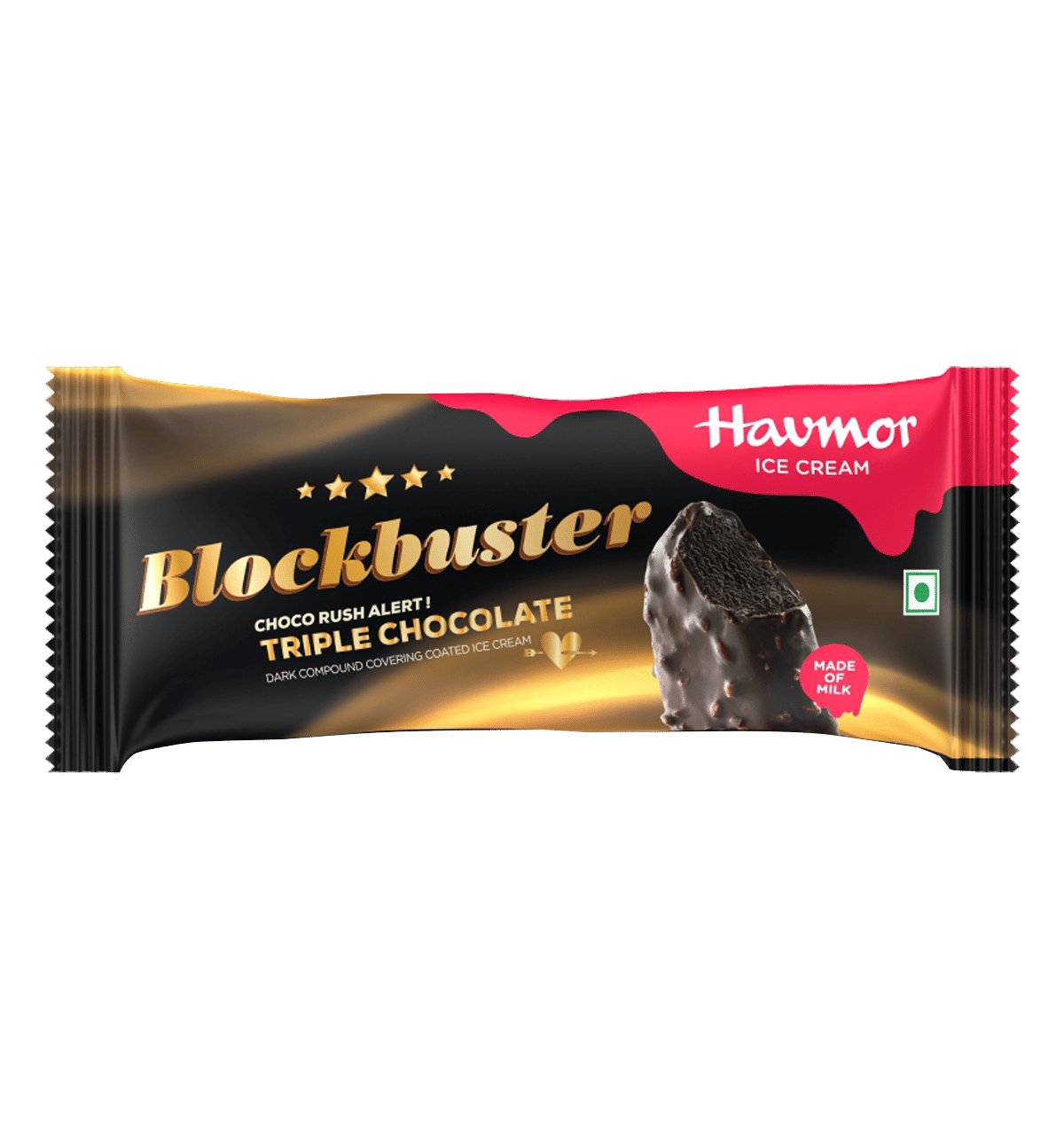 Buy Havmor Havmor Triple Chocolate Ice Cream Stick 80 ml Online At Rs ...