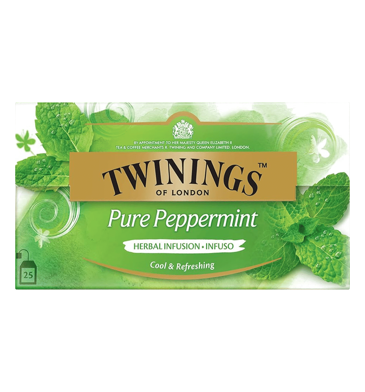 Buy Twinings Twinings Peppermint Tea, Herbal Infusion Tea Bags 25 ...