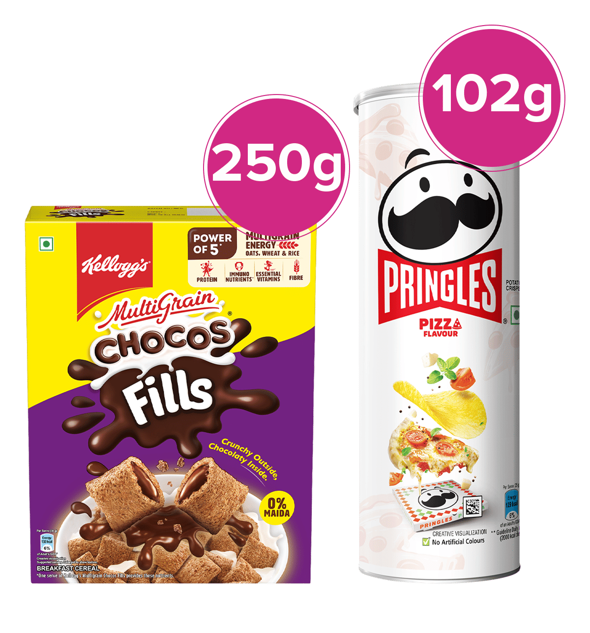 Buy Kellogg's Kellogg's Choco Fills & Pringles Potato Chips Pizza ...