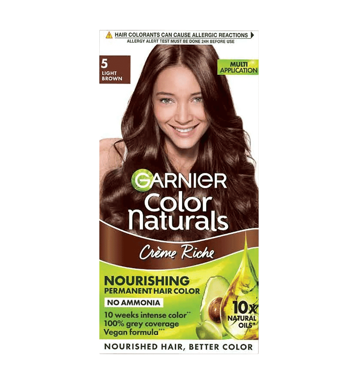 Buy Garnier Garnier Color Naturals Crème hair color, Shade 5 Light ...