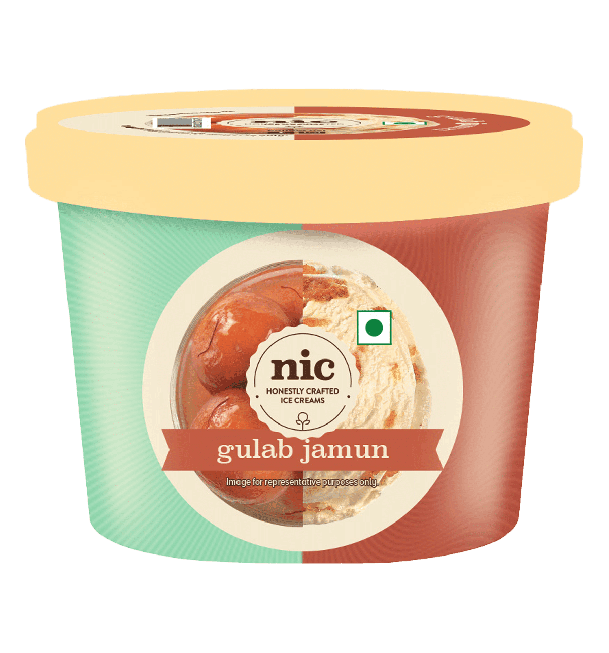 Buy NIC Ice Cream Gulab Jamun Ice Cream Online (100 ml) At Best Price