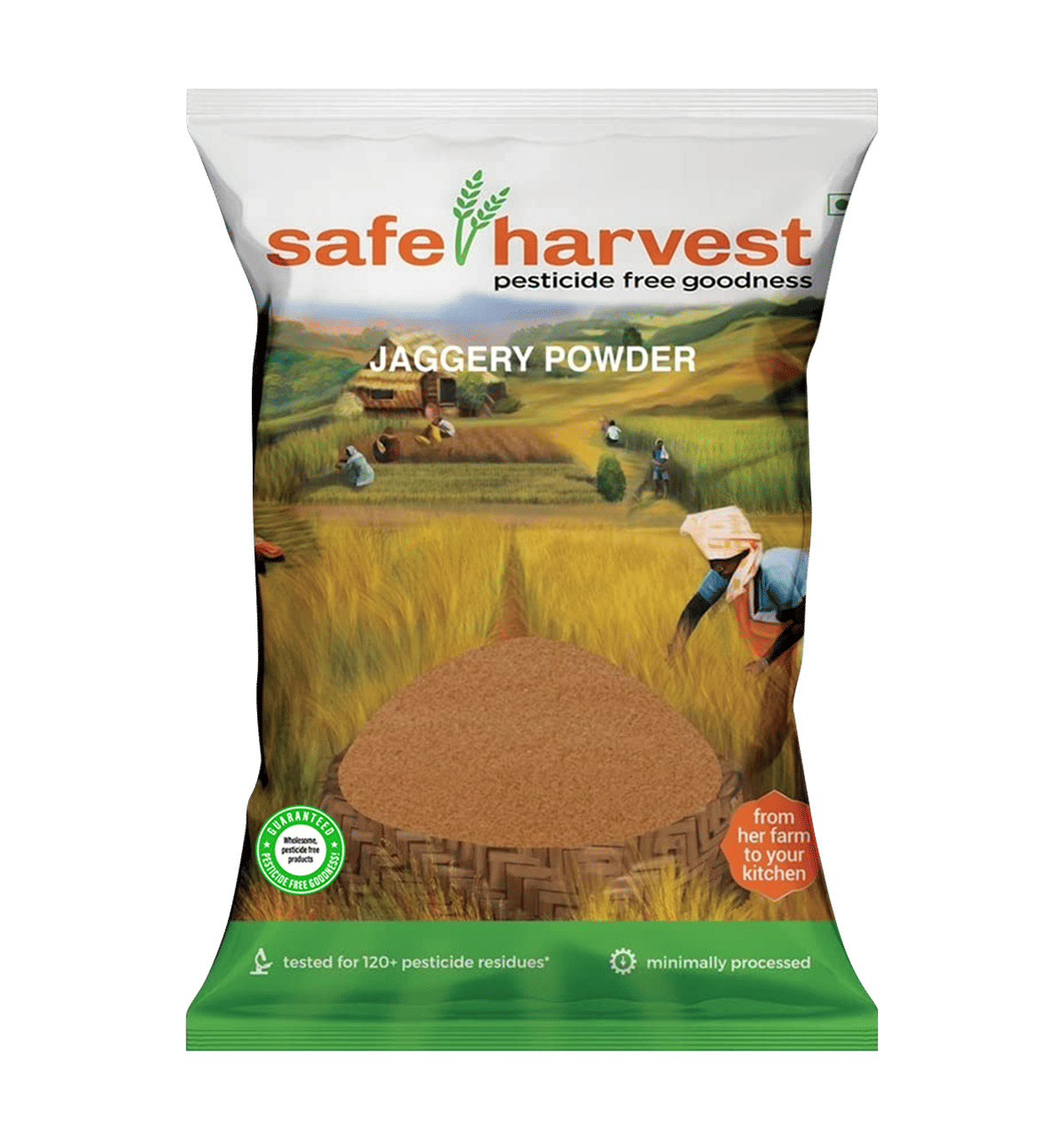 Buy Safe Harvest Safe Harvest Jaggery (Powder) 500 g Online At Rs. 80 ...