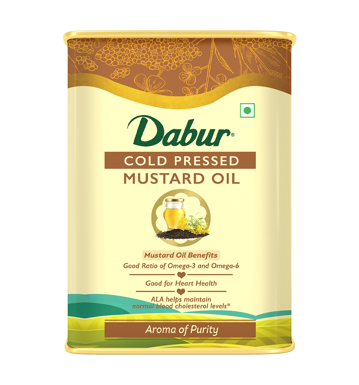 Buy Dabur Dabur Cold Pressed Mustard Oil 3 L Online At Rs. 930 ...
