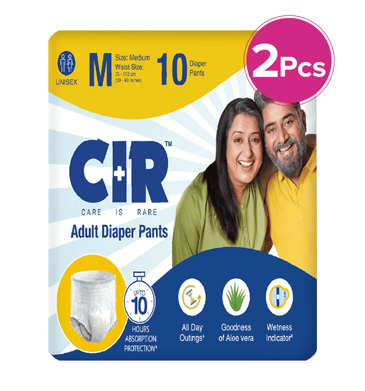 Buy CIR CIR Adult Diaper Pants, Medium 2 pieces Online At Rs. 998 ...