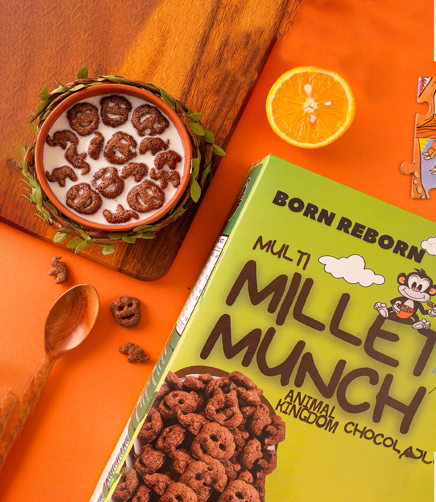 Buy Born Reborn Born Reborn Chocolate Millet Munch 300 g Online At Rs ...