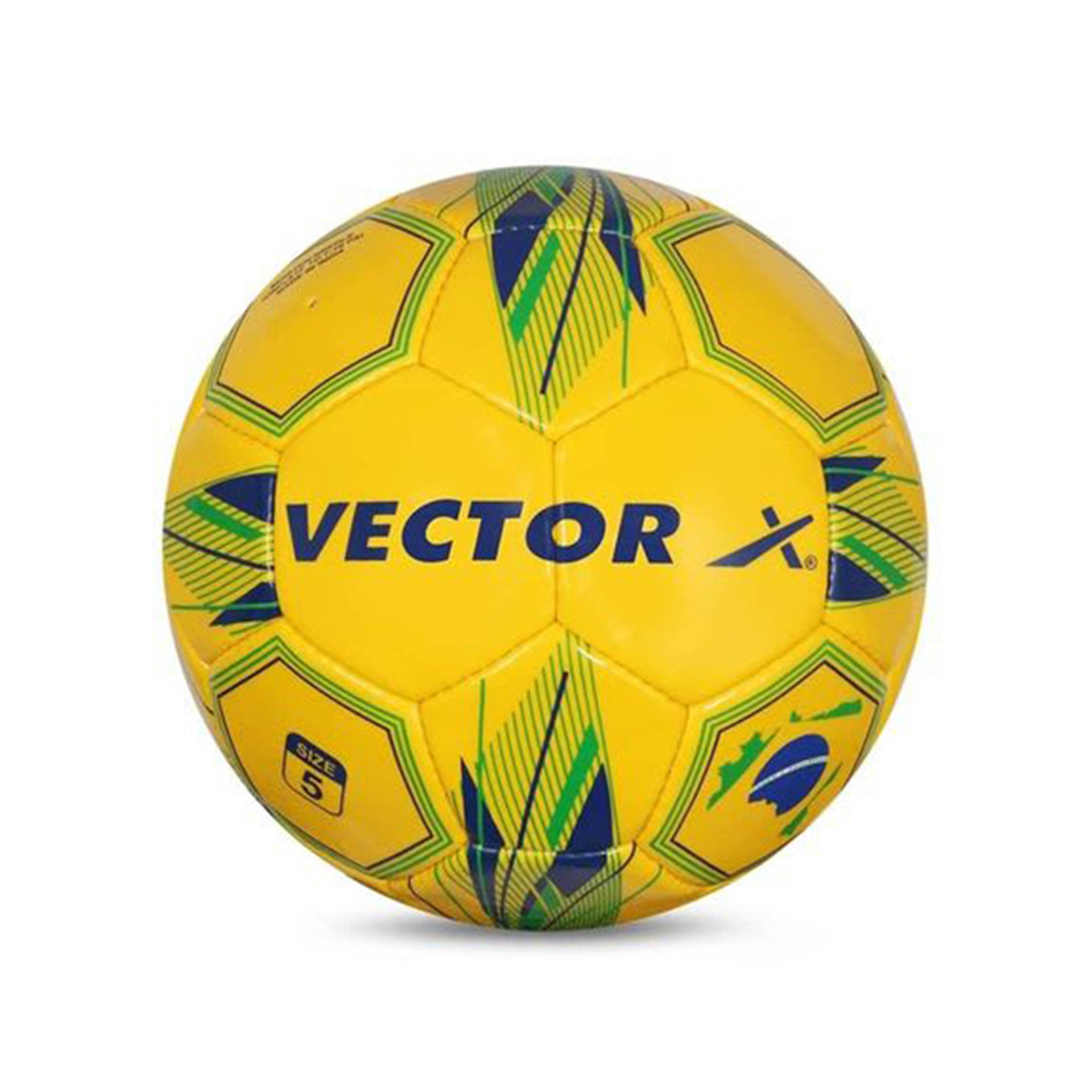 Buy VECTOR X VECTOR X Brazil Hand-Stitched Football, Size 5 - Yellow 1 ...