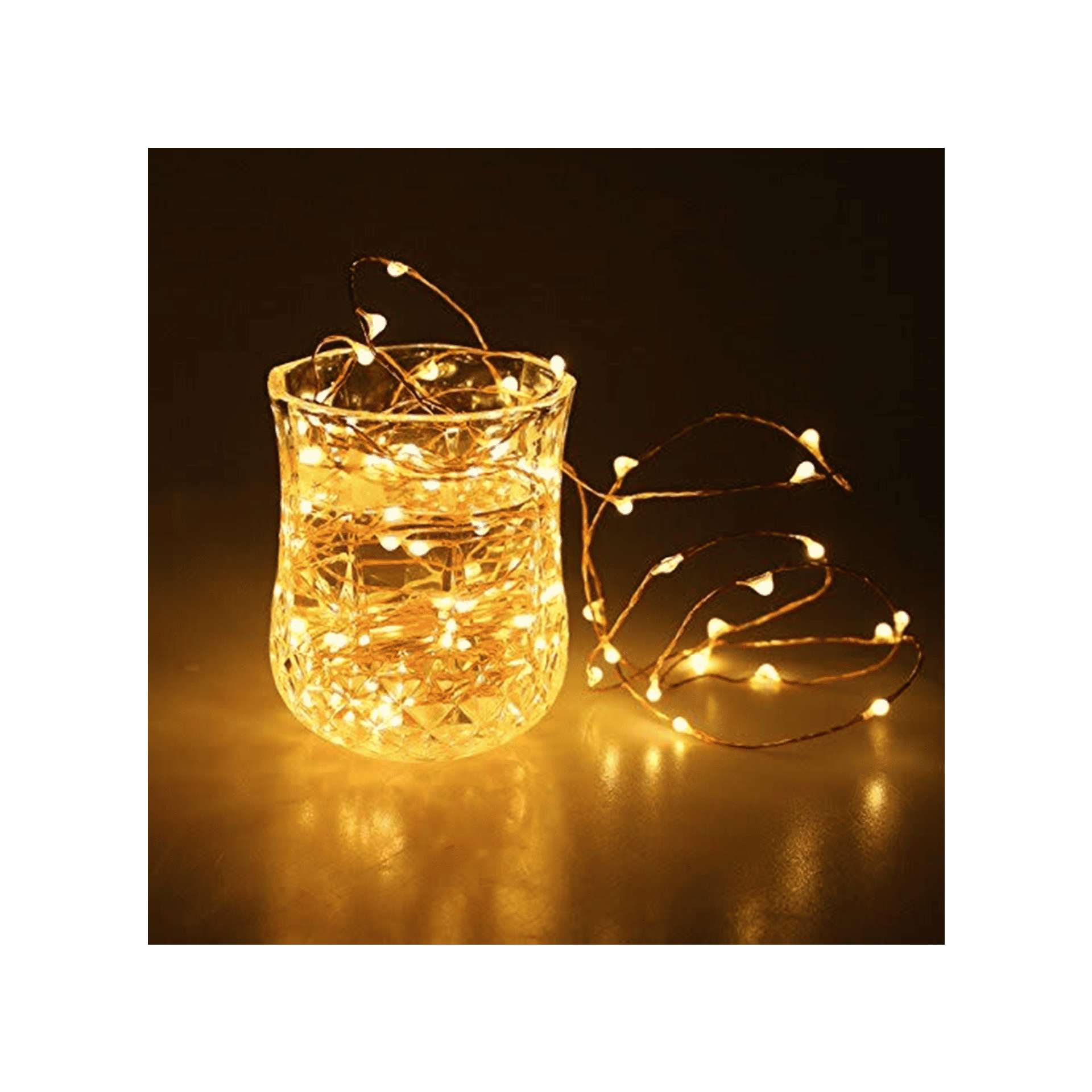 Buy Quace Quace 5m Battery Operated Copper String Light - Yellow (Battery Not Included) 1 Piece ...