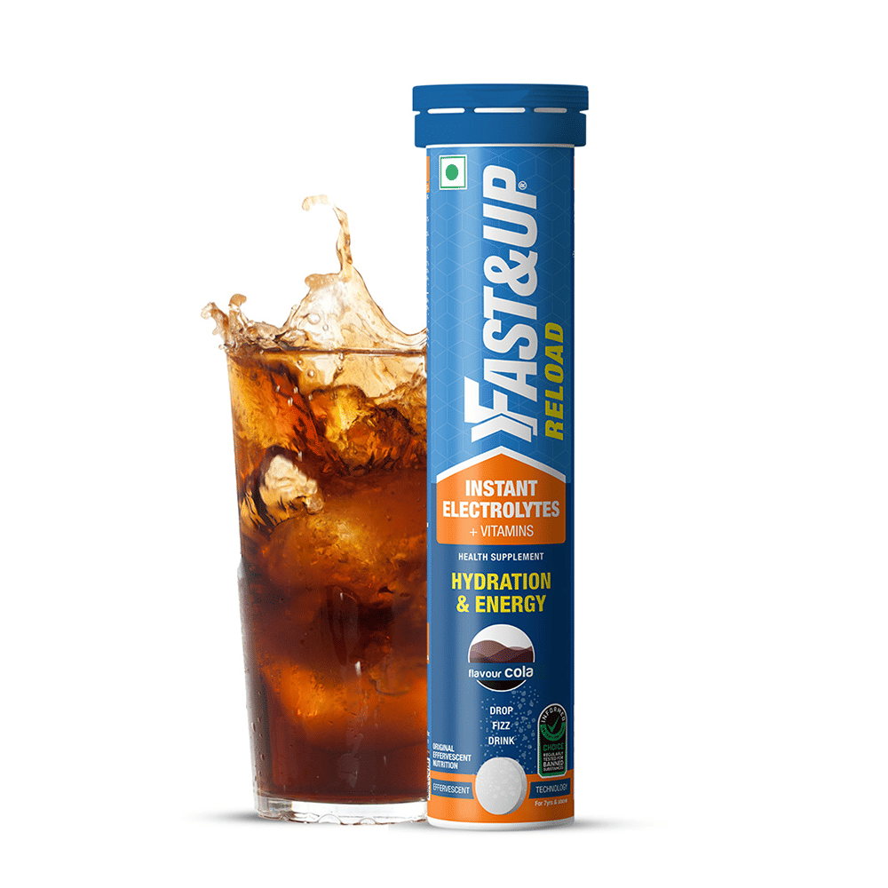 Buy Fast&Up Reload Energy Drink Low Sugar Electrolyte - Cola Flavour ...