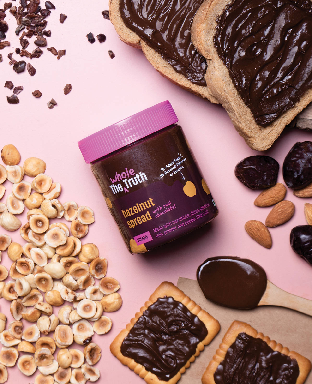 Buy The Whole Truth The Whole Truth Creamy Hazelnut Spread (No Added ...