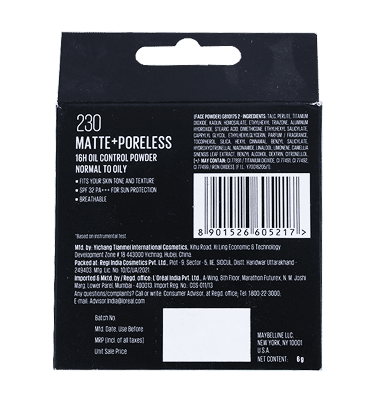 maybelline date codes