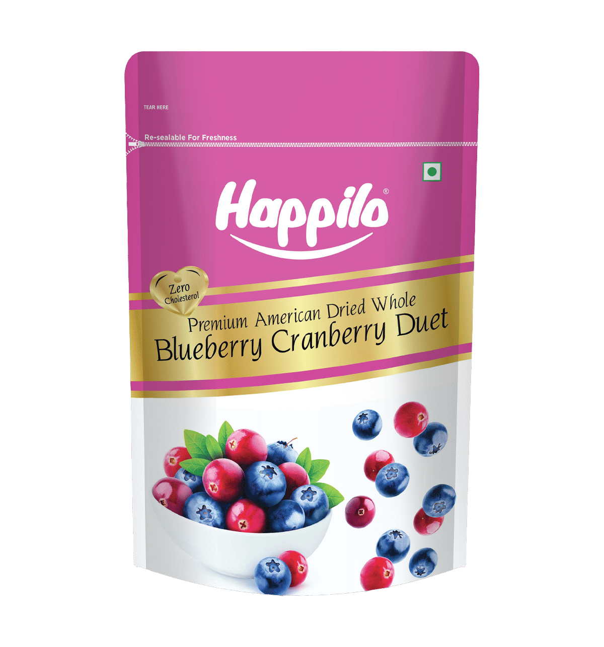 Buy Happilo Happilo Premium Dried Blueberry Cranberry Duet 200 g Online ...