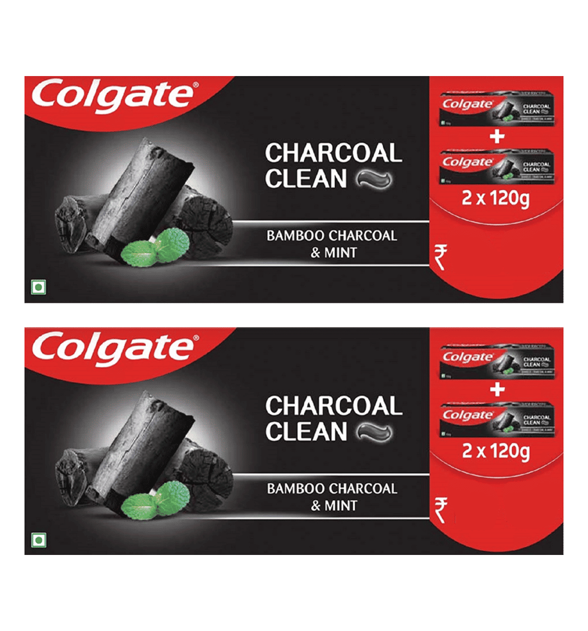 Buy Colgate Colgate Charcoal Clean Toothpaste 2 pieces Online At Rs ...