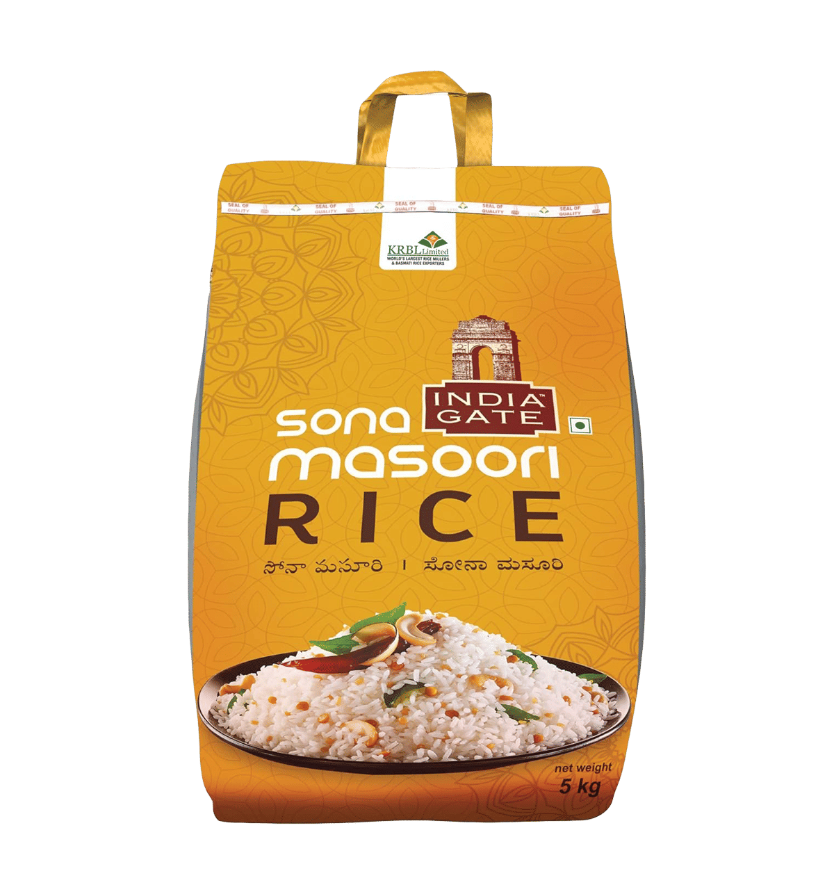 Buy India Gate India Gate Sonamasoori Raw And Aged Rice 5 kg Online At ...