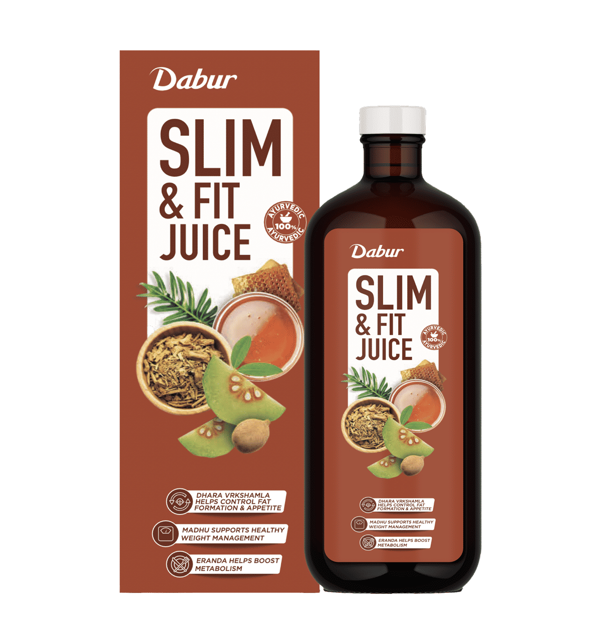 Buy Dabur Dabur Slim & Fit Juice - 100% Natural & Ayurvedic - No ...