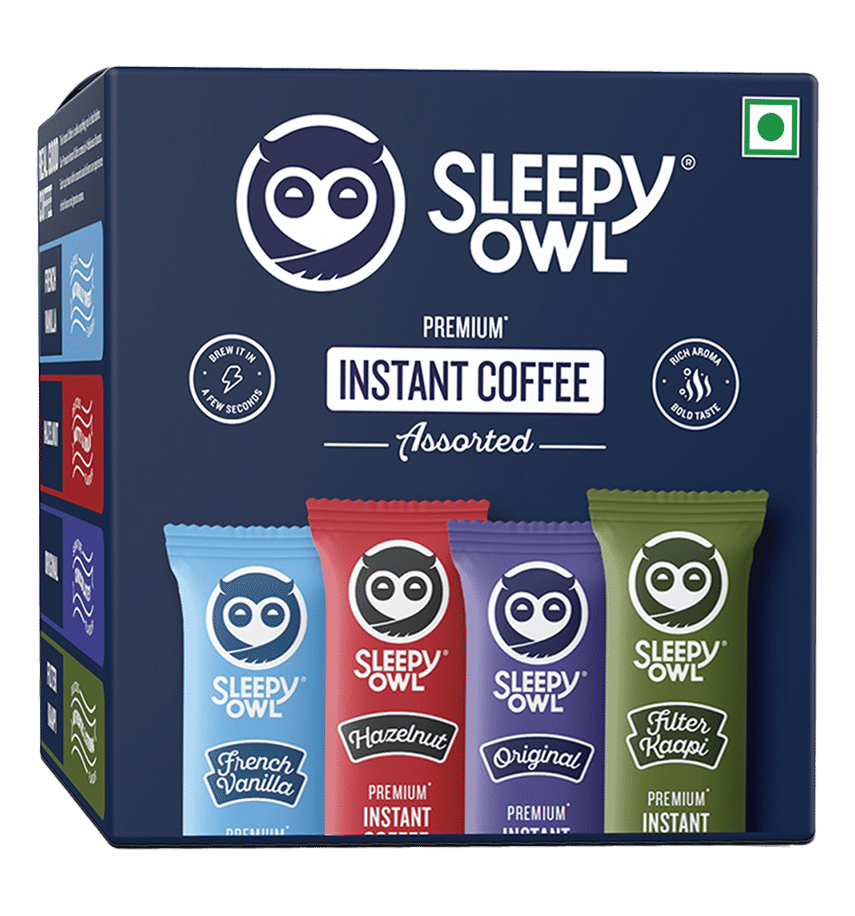 Buy Sleepy Owl Sleepy Owl Premium Instant Coffee Sachets Assorted Pack ...