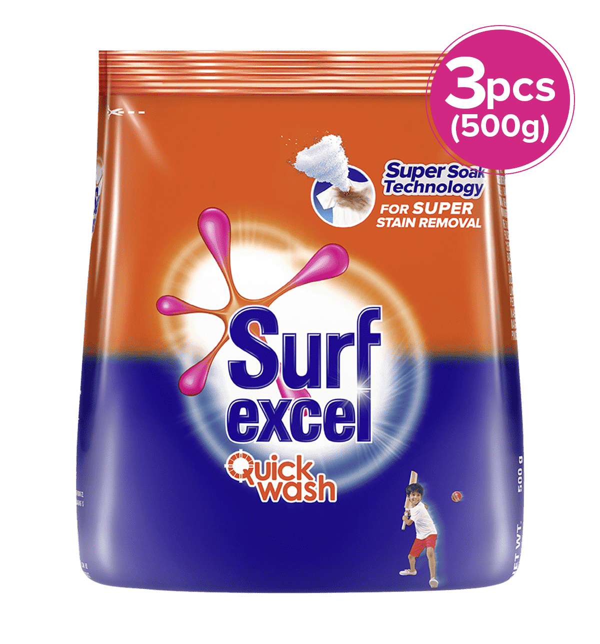 Buy Surf Excel Surf Excel Quick Wash Detergent Powder 3 pieces Online ...